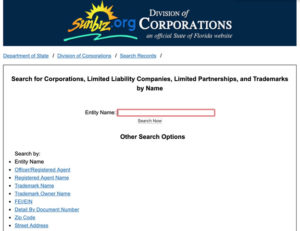 How to look up your Florida company status on Sunbiz.org. - EPGD ...
